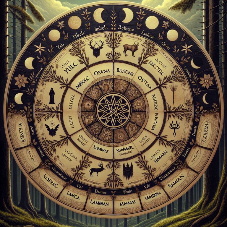 the wiccan wheel of the year living the magical life - Witchcraft For ...
