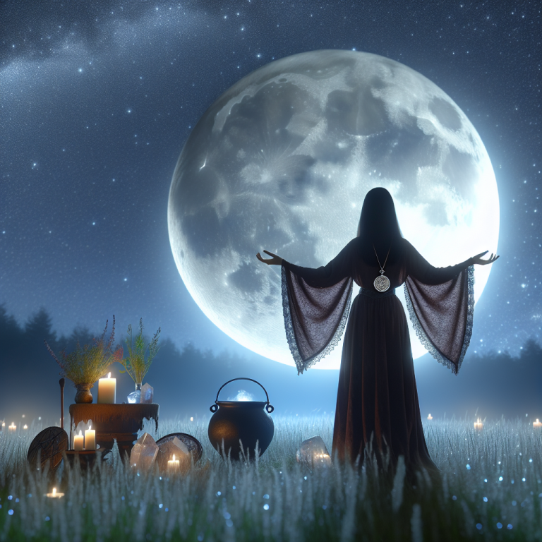 Crescent Moon Wiccan Prayer - Witchcraft For Beginners